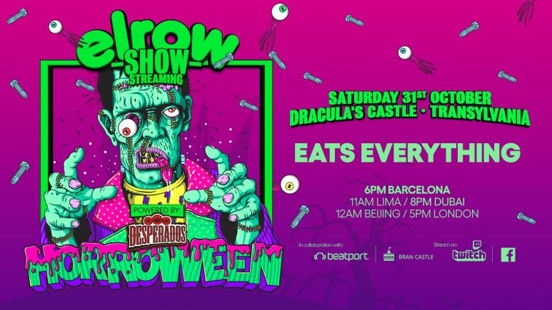 elrow show live stream at Dracula's Castle, Transilvania - Horroween