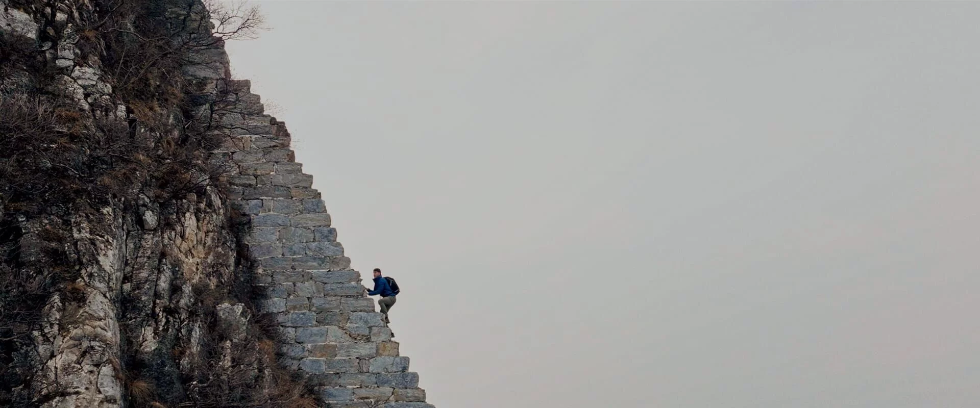 A kínai nagy fal Ash Dykes-szel