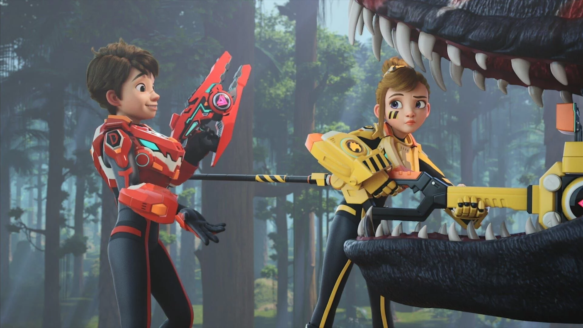 Dinoszter hősei / A végső leszámolás: Dinoszterek Bex Hunter ellen 1. rész