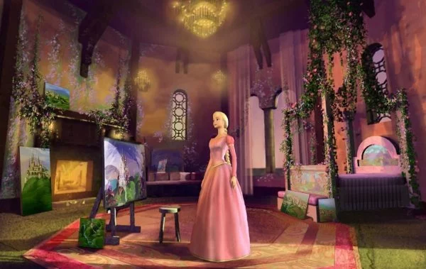 Barbie, mint Rapunzel