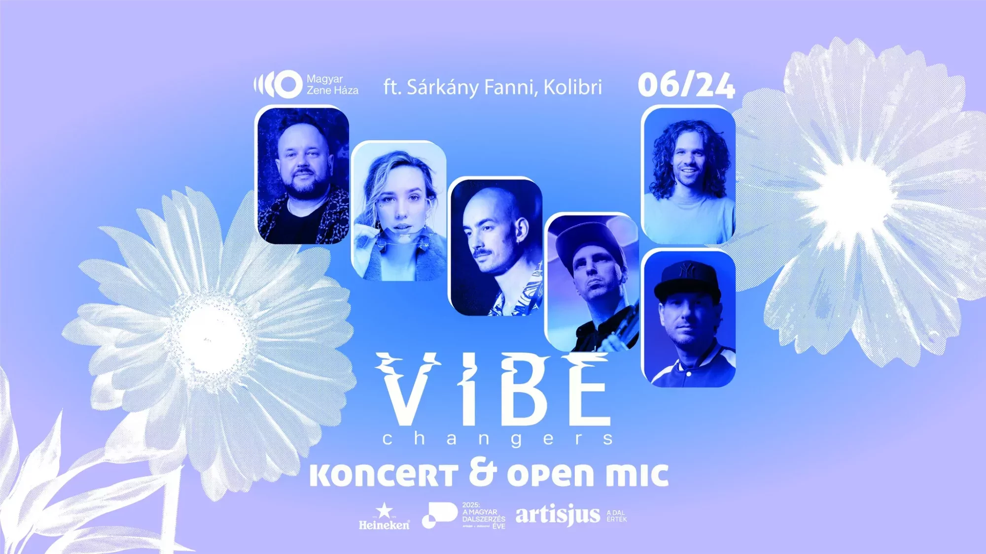 Vibe Changers + Open Mic x Sárkány Fanni x Kolibri